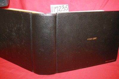 Laxer, Bern Bern's Steakhouse Wine List 44th Edition... | eBay
