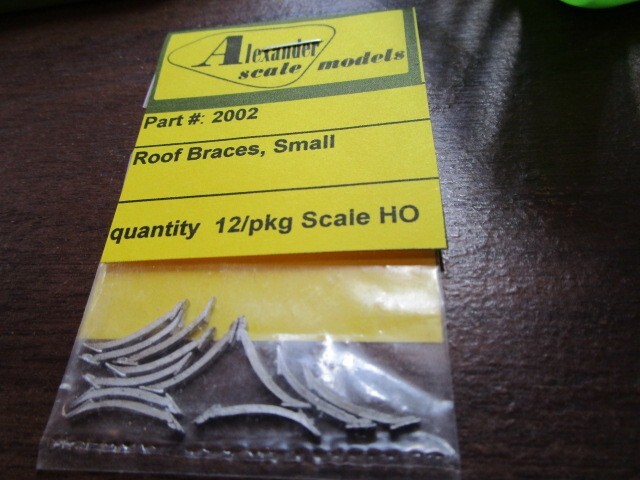 Alexander Scale Models HO #2002 Roof Braces, Small - More Below | eBay