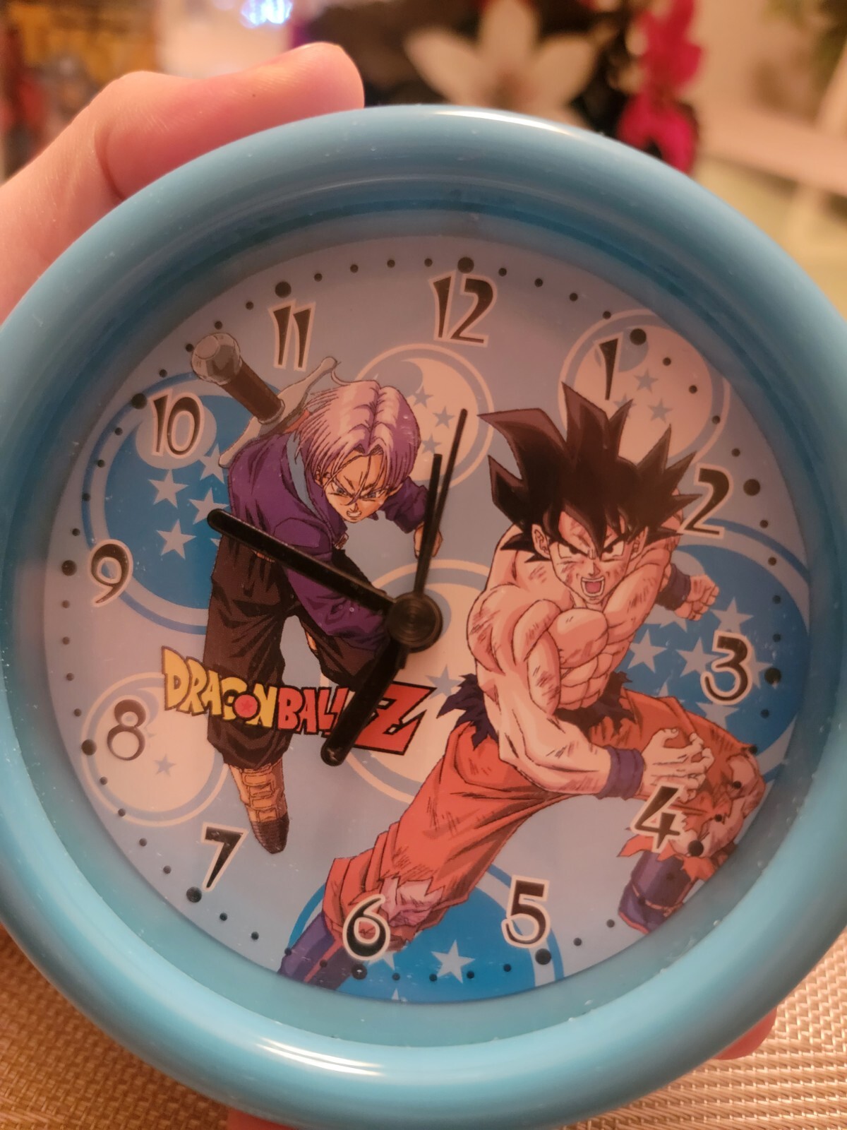 Dragon Ball Z Clock New Old Stock Rare Goku & Trunk's 4' | eBay