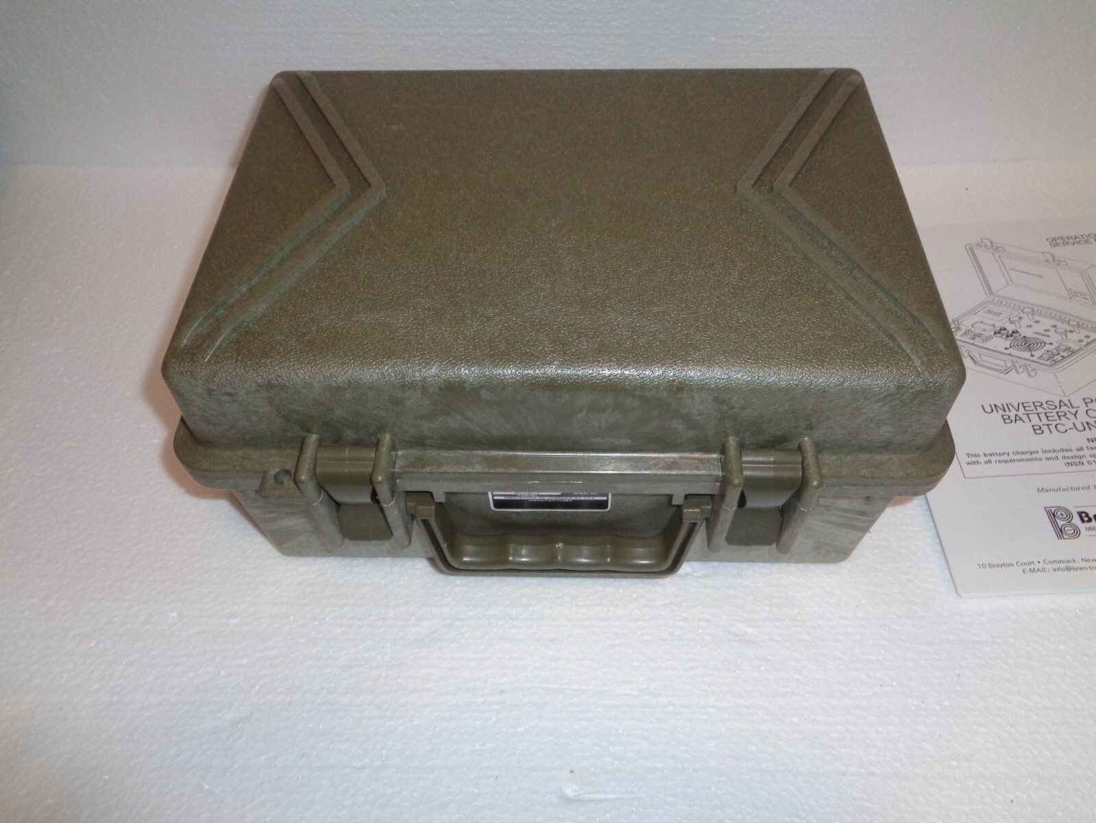 NEW MILITARY BREN-TRONICS UNIVERSAL PORTABLE BATTERY CHARGER BTC-UN110 ...