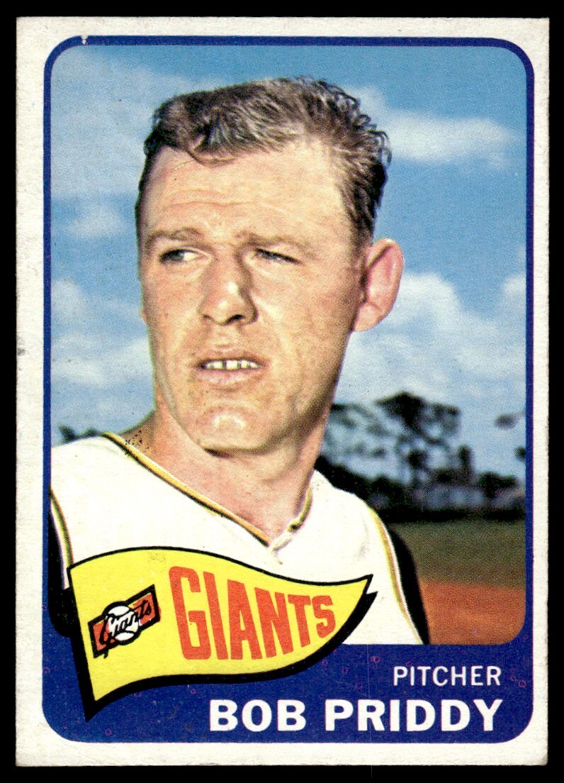 1965 Topps Bob Priddy San Francisco Giants #482 | eBay