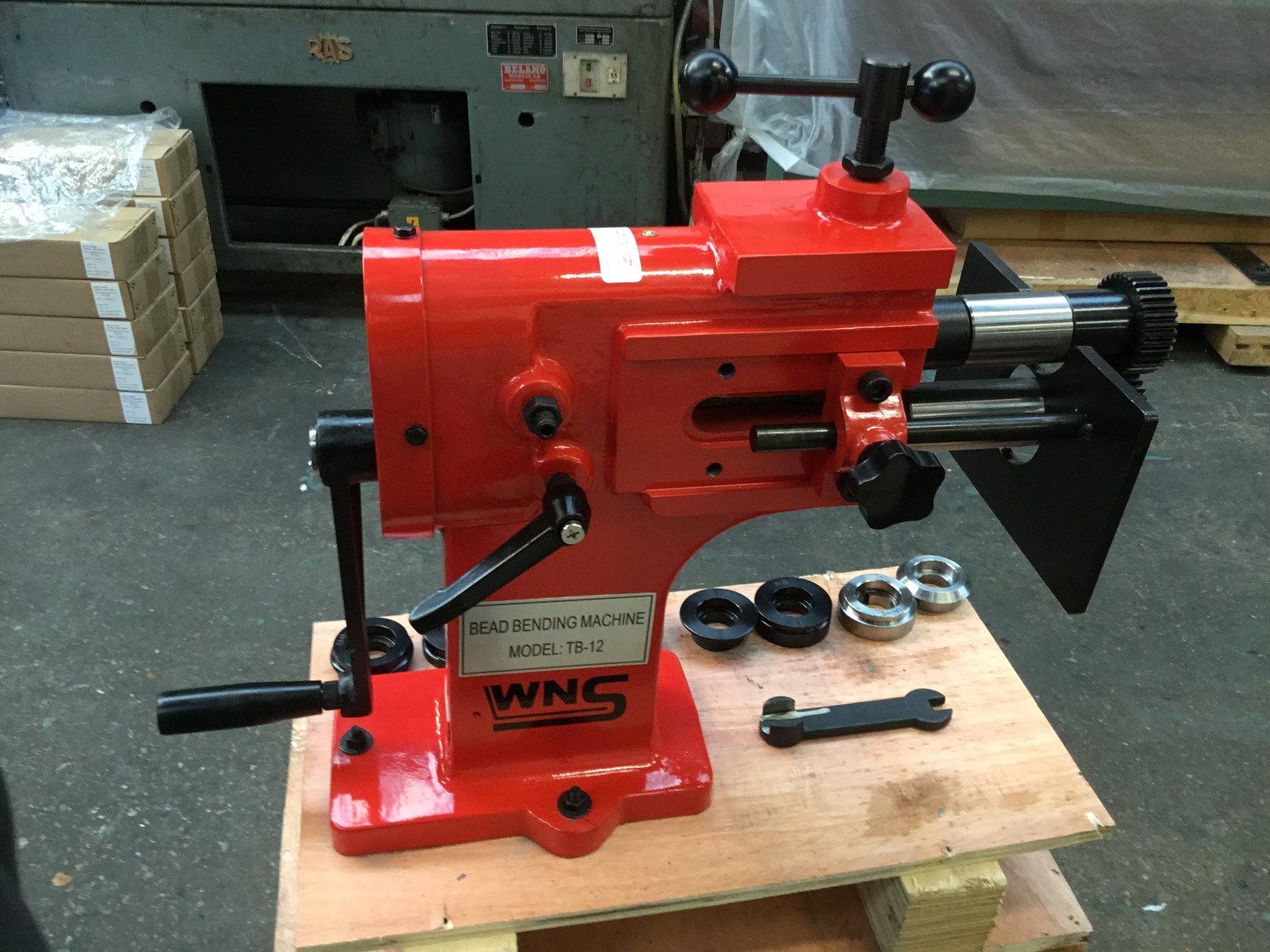 Hand Swager Swaging Rotary Jenny Bead Former Roller Machine 200mm x1 ...