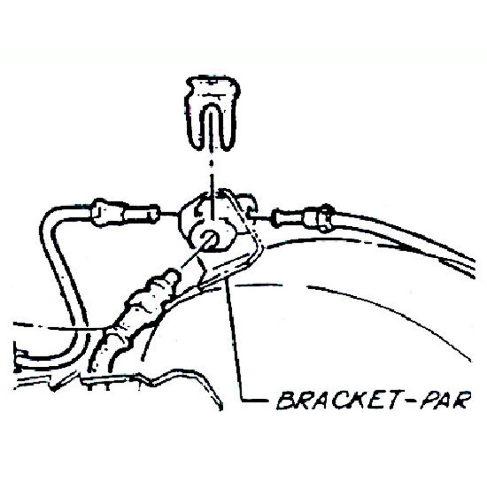 1967-68 Chevrolet Camaro Z28 Rear Brake Hose Tee Junction Block With ...