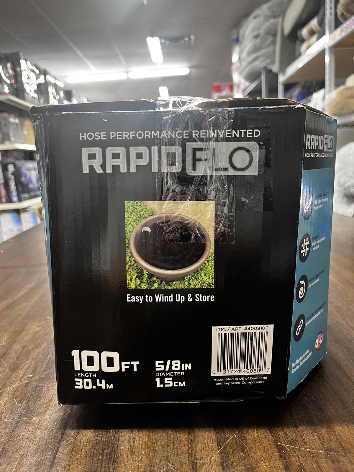 Rapid Flo Light Weight Tough Kink-Resistant Garden Hose 5/8 in 100 ft ...