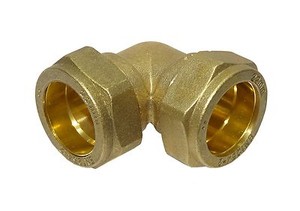 22mm Compression 90° Elbow Fitting For Copper Pipe | eBay