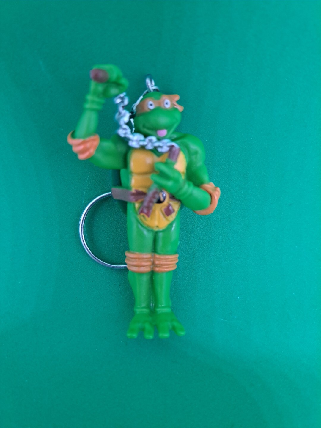 2015 Teenage Mutant Ninja Turtles Michelangelo Keychain Figure 2 3/4 ...