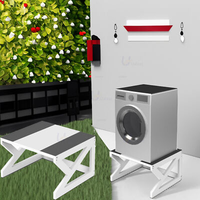 Adjustable Washing Machine or Dryer Base Pedestal Raiser Anti Slip ...