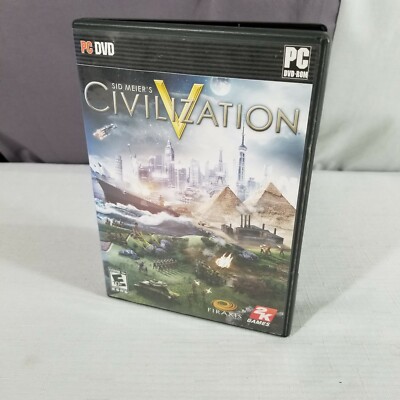 Sid Meier’s CIVILIZATION V 5 PC DVD-Rom Game - Case, Disc & Manual ...