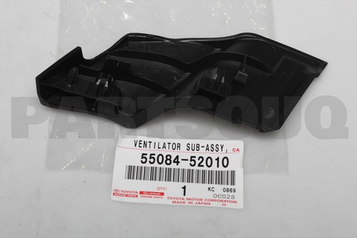 5508452010 Genuine Toyota VENTILATOR SUB-ASSY, COWL SIDE, LH 55084 ...