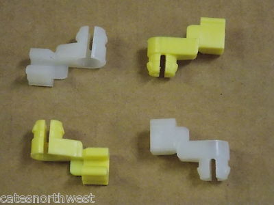 4 Toyota RH / LH DOOR LOCK END ROD CLIPS LEFT YELLOW & RIGHT NATURAL ...