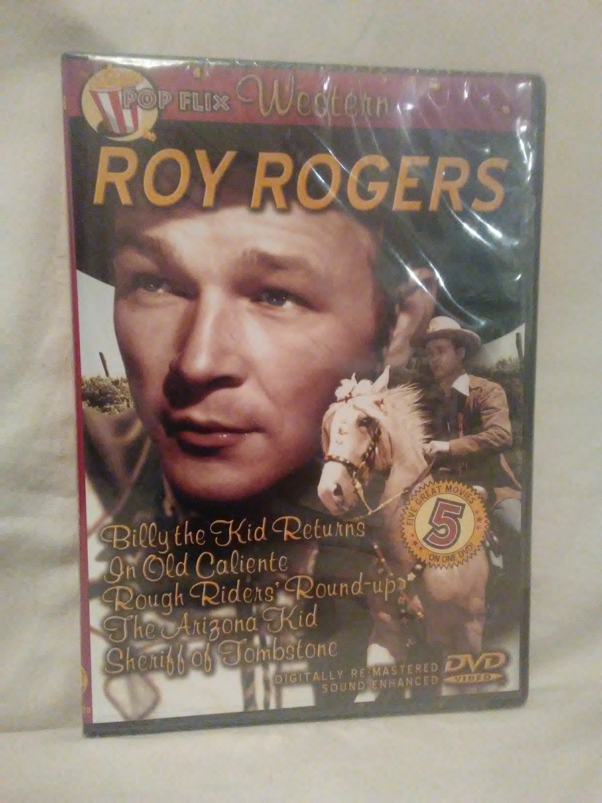 Pop Flix Western Roy Rogers DVD 5 EPISODES | eBay