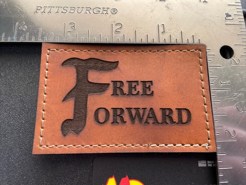 Forward Observations Group FOG x bald bros “free forward” leather patch ...