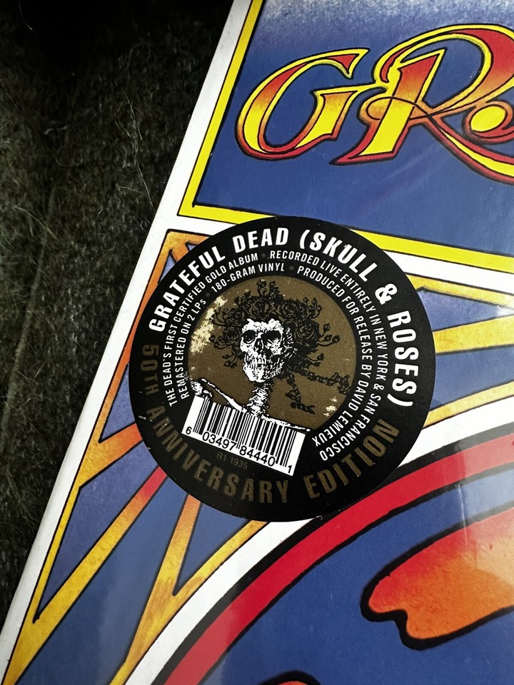 Grateful Dead – Grateful Dead Skull & Roses 50th Anniv Ed 2 LP 180gm ...
