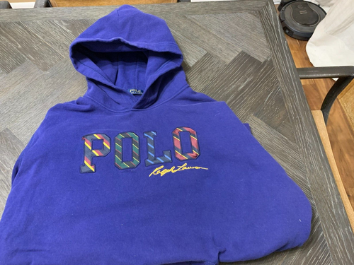 Polo Ralph Lauren Men's Rep Stripe Hoodie Blue Size XXL | eBay