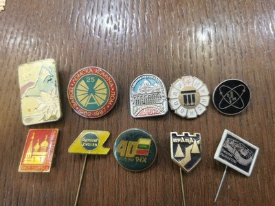VINTAGE RARE LOT OF ALUMINUM BADGES | eBay