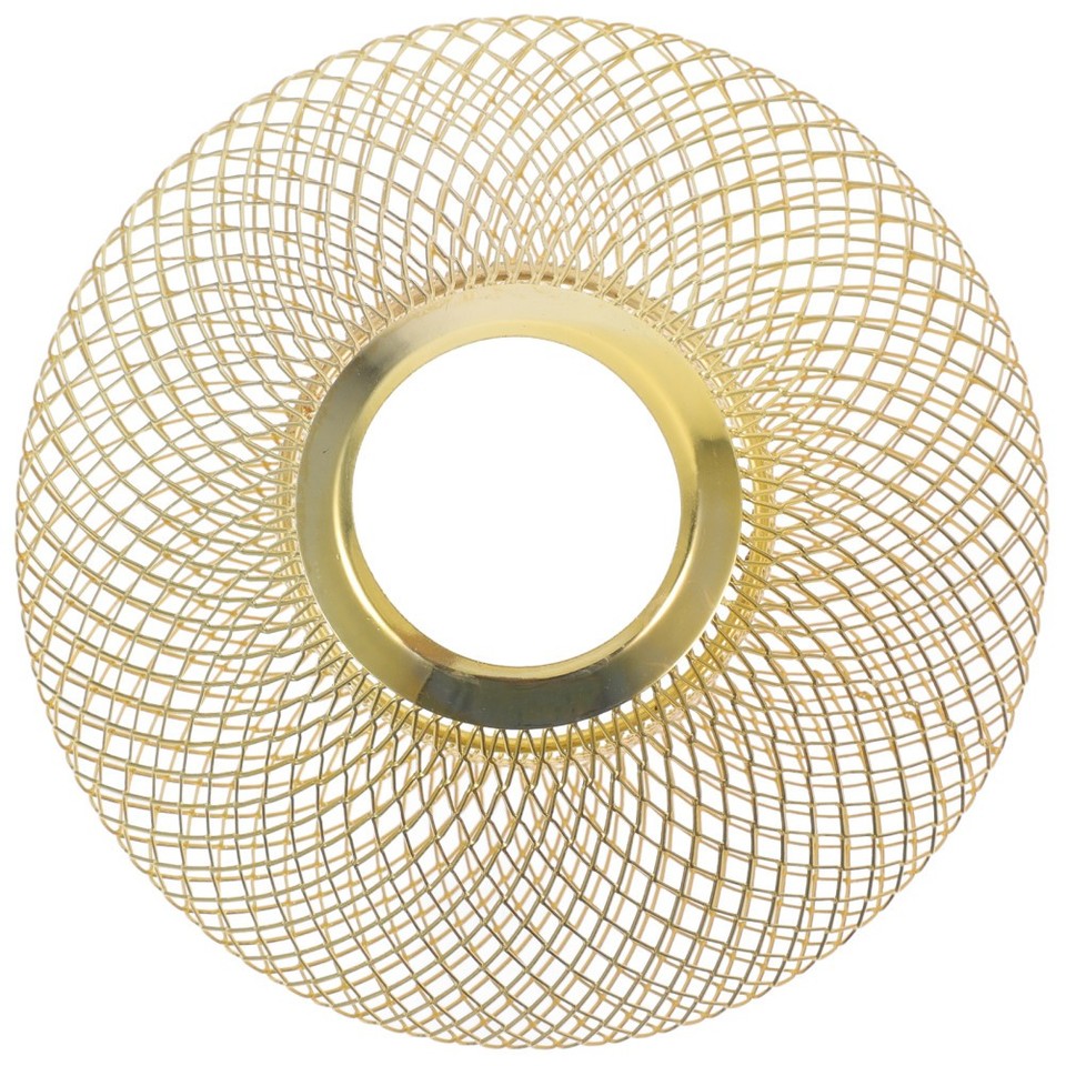 Double Layer Iron Wire Lamp Shade Lamp Cover Iron Mesh Lampshade Metal ...