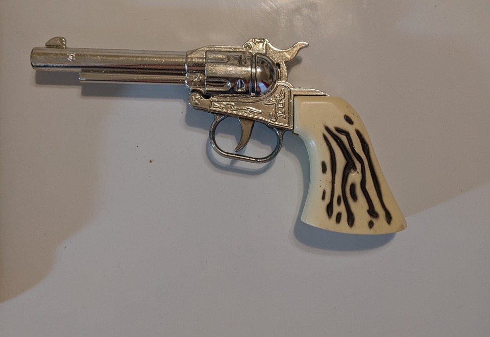 Vintage Western Man Cowboy Toy Pistol Set Mid-Century Western Americana ...