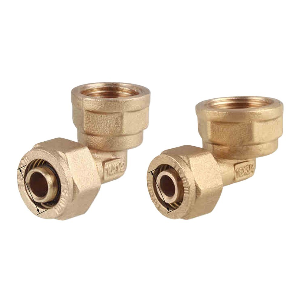 Aluminum Plastic Fittings with Brass Coating for 1216 Pipe Systems 2 ...