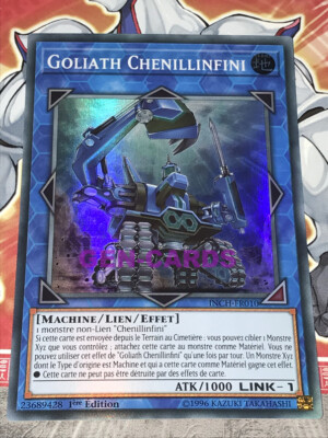Carte YU GI OH GOLIATH CHENILLINFINI INCH-FR010 | eBay