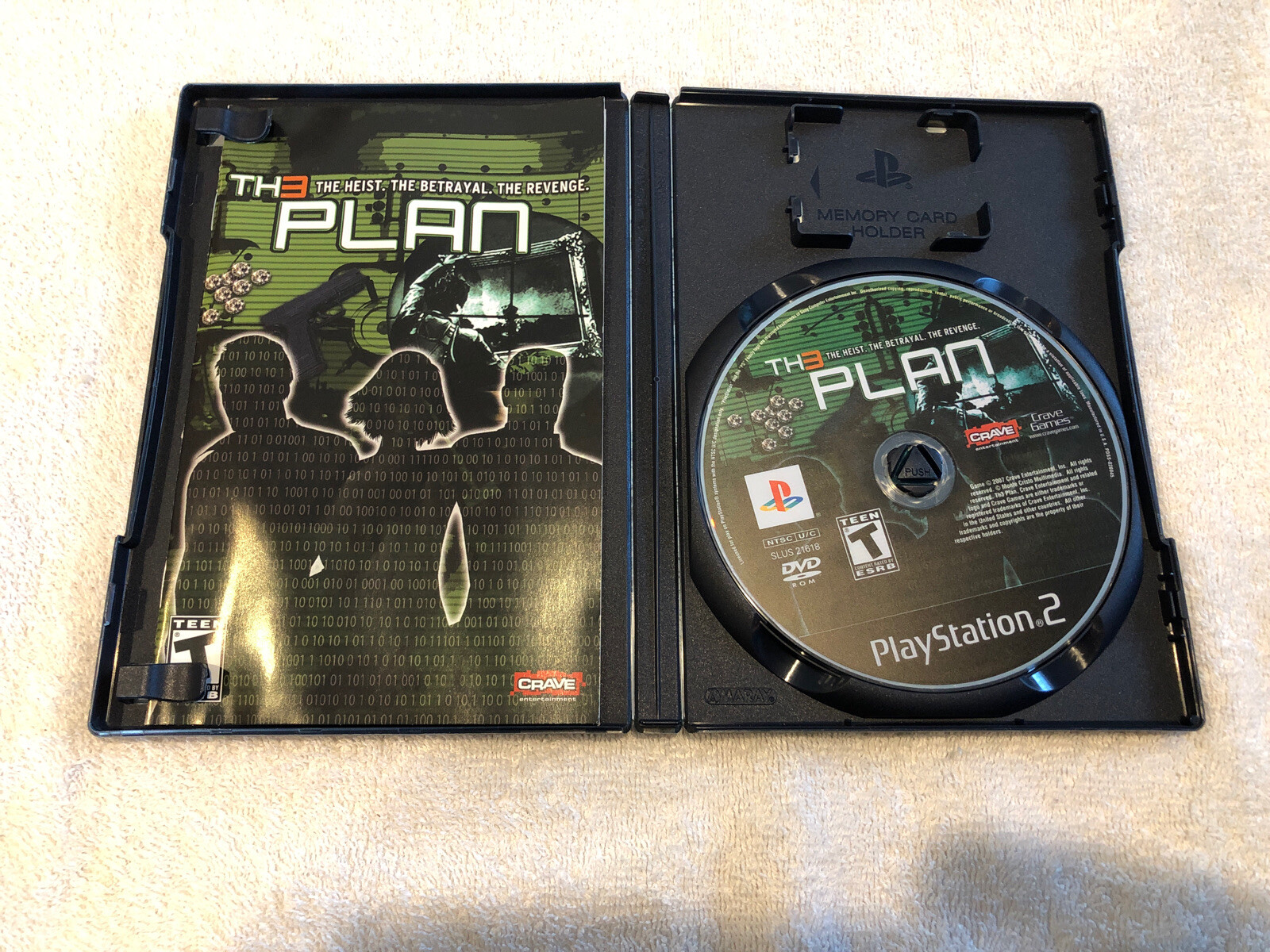 The Plan Th3 Crave Sony Playstation 2 PS2 Game COMPLETE With Manual 650008399561| eBay