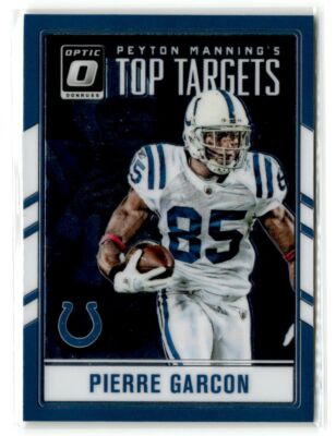 Pierre Garcon Colts 2016 Donruss Optic Peyton Manning Top Targets #10 ...