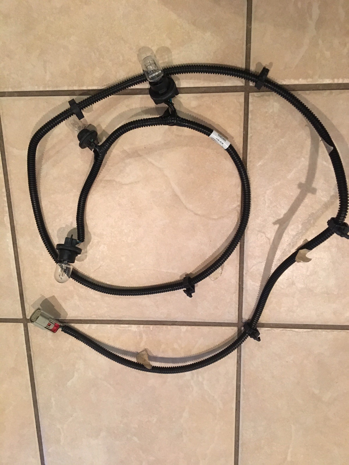 OEM GM Chevy Truck Tail Light Wiring Harness With Bulbs 22283AC 22284ab ...