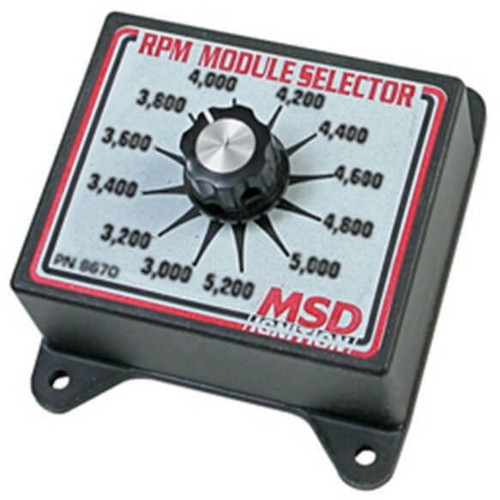 MSD RPM Module Selector Plastic Black 3 000-5 200 rpm 200 rpm ...