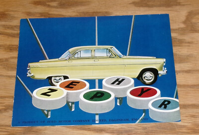 Original 1959 Zephyr Foldout Sales Brochure 59 Ford | eBay