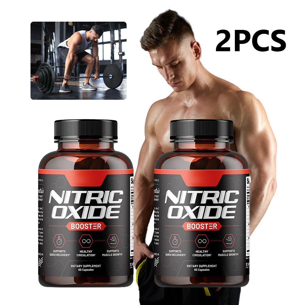 2X Nitric Oxide L-Arginine Pre Workout+Testosterone Booster ...