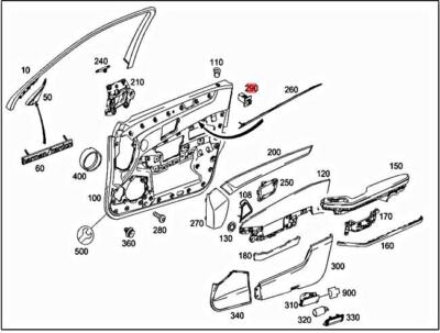 Genuine MERCEDES BBDC C204 C292 S204 Expansion rivet 0009917940 | eBay