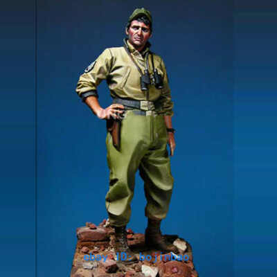 1/18 Scale 90mm WWII US Force Officer Resin Figure Model Kits Unpainted ...