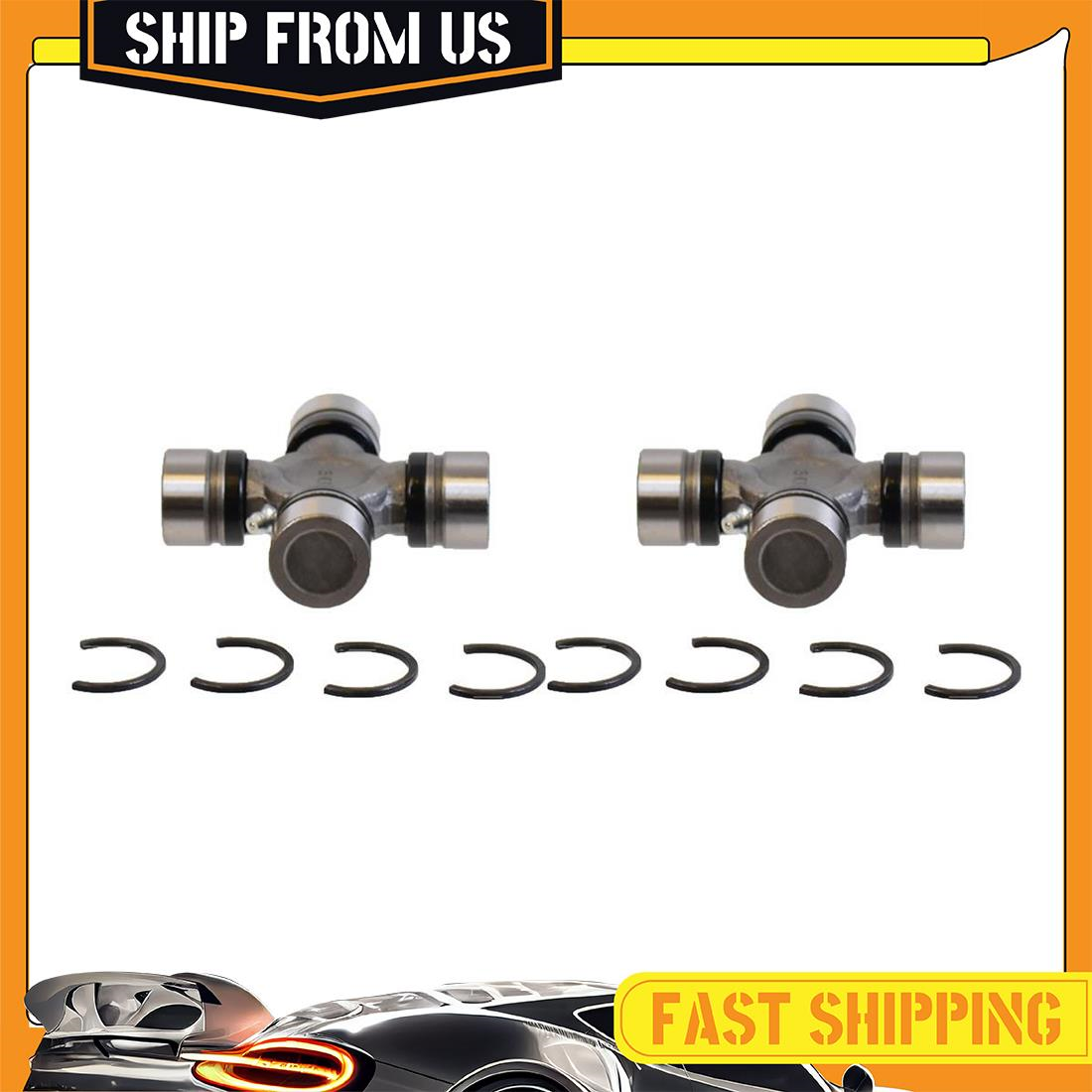 2X Front Rear Universal Joint U Joint For GMC Yukon 1992-2008 GMC S15 ...