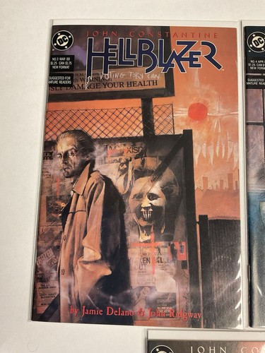 Hellblazer #3 #4 #5 New Unread DC 1988 NM John Constantine Jamie Delano | eBay
