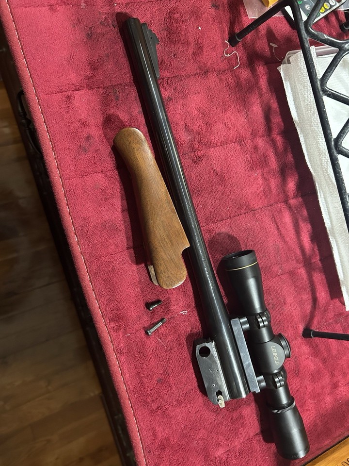 TC encore 15 inch 308 Win with scope And Forearm and holster | eBay