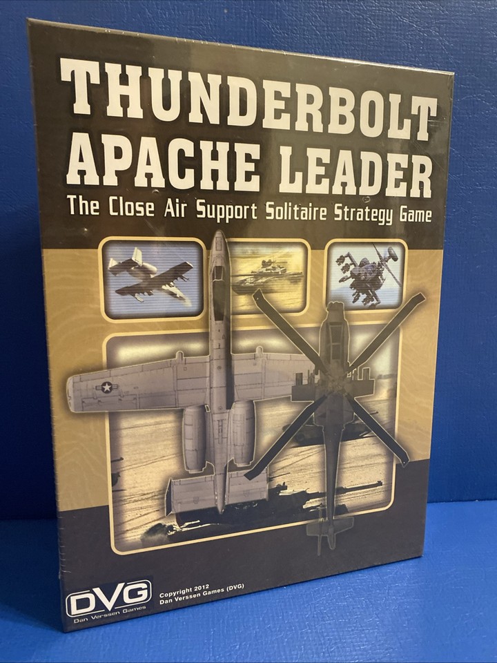 DVG Thunderbolt Apache Leader - Close Air Support Solitaire Strategy Game NIS | eBay