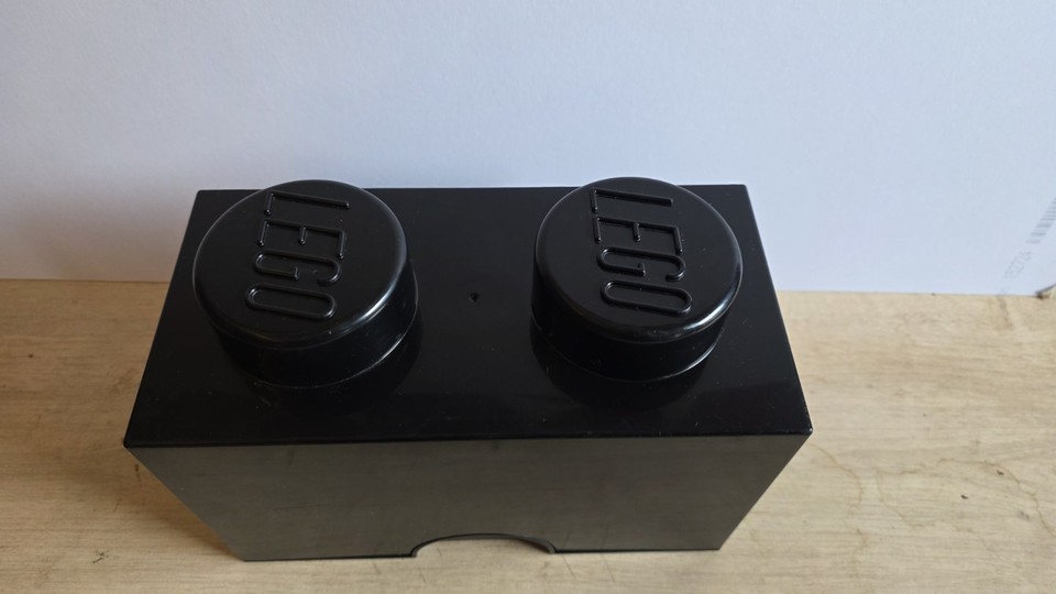 Lego Storage 2 Stud Stackable Container Box - Black | eBay UK