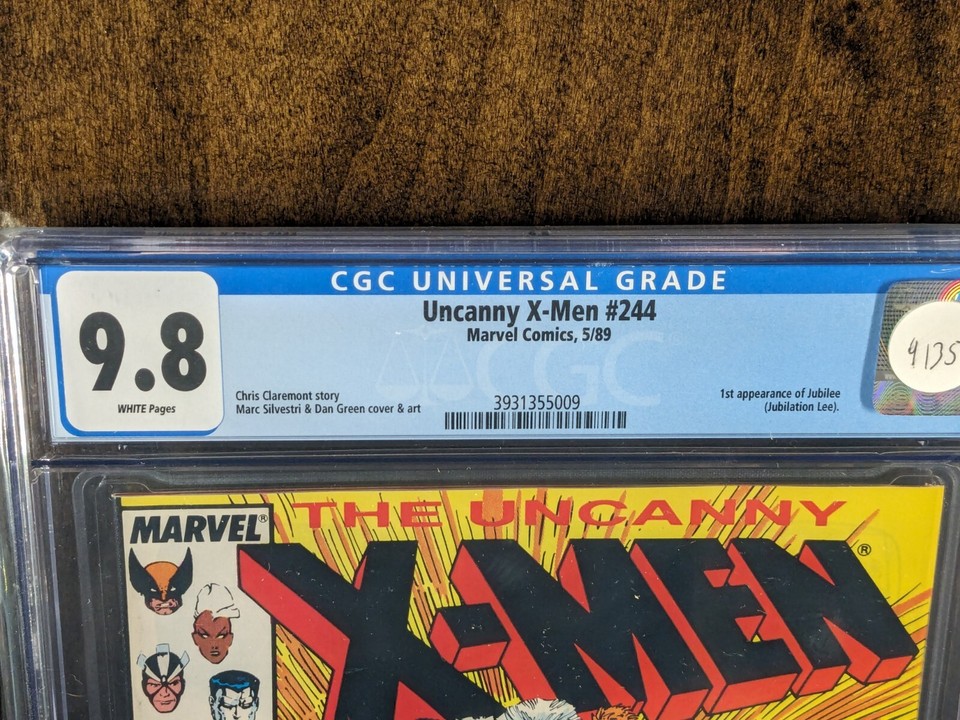 UNCANNY X-MEN #244 (Marvel Comics, 1989) CGC Graded 9.8 ~WHITE Pages | eBay