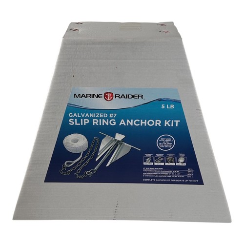 Complete Galvanized #7 Slip Ring Boat Anchor Kit 420002963699| eBay