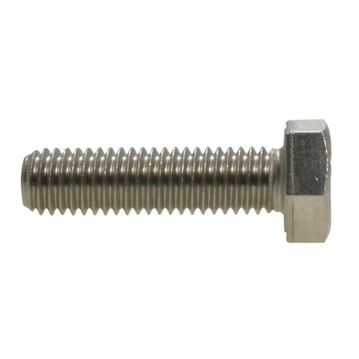 Qty 5 Hex Set Screw M12 (12mm) x 30mm Stainless Steel SS 304 A2 70 Bolt ...