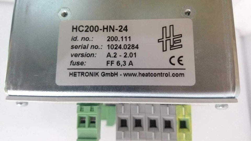 New Hetronik HC200-HN-24 Ver. A.2-2.01 Heating Controller HC200HN24 id ...