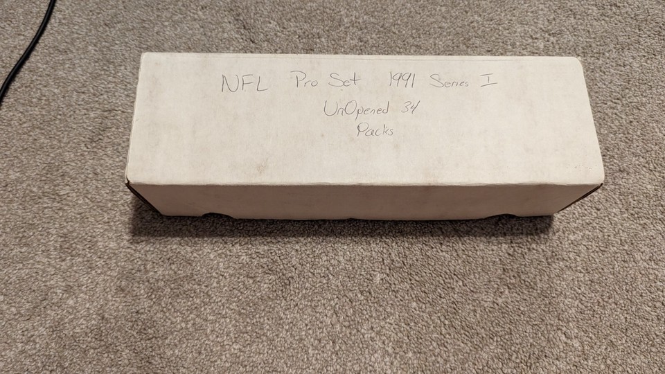 NFL Pro Set 1991 Series 1 Football Card Packs (34 Packs) | eBay