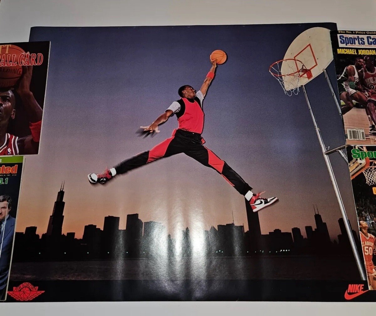 Vintage Gear Air Jordan Jumpman Original Poster Air