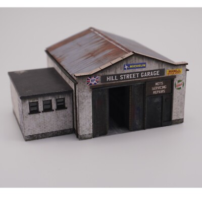 BACKSTREET GARAGE FOR OO GAUGE 1:76 MODEL RAILWAY - KX112-OO | eBay UK