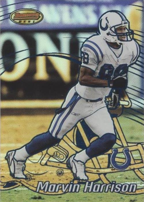 2002 Bowman's Best - Marvin Harrison #64 Blue /300 for sale online | eBay