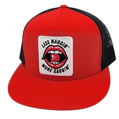 Less Naggin' More Gaggin' Yupoong The Classics Trucker Mesh Snapback ...