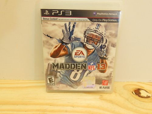 Madden NFL 13 PS3 PlayStation 3 Complete - Very Good | eBay