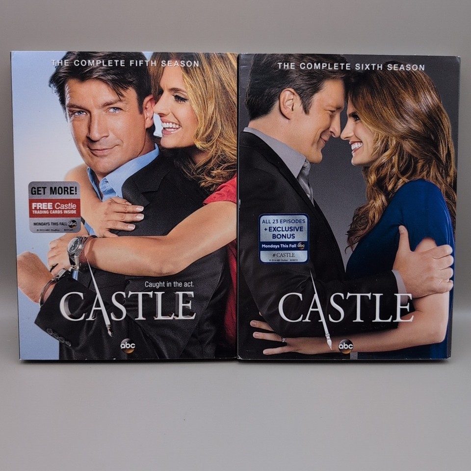 Castle TV Show DVD Complete Series Seasons 1-8 Nathan Fillion Stana ...