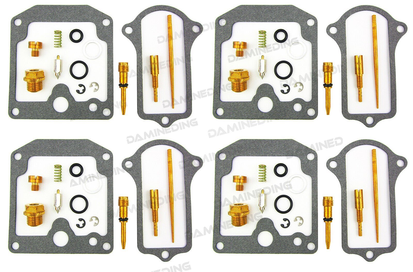 4X Carburetor Rebuild Carb Repair Kit Jet Gasket KZ900 KZ 900 900B LTD ...