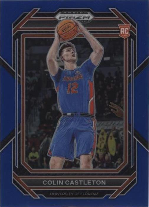2023 Panini Prizm Draft Picks - Colin Castleton #45 Blue Prizm /199 (RC ...