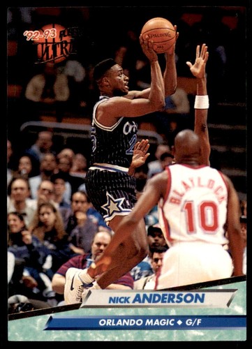 1992-93 Fleer Ultra* Nick Anderson Orlando Magic #128 | eBay